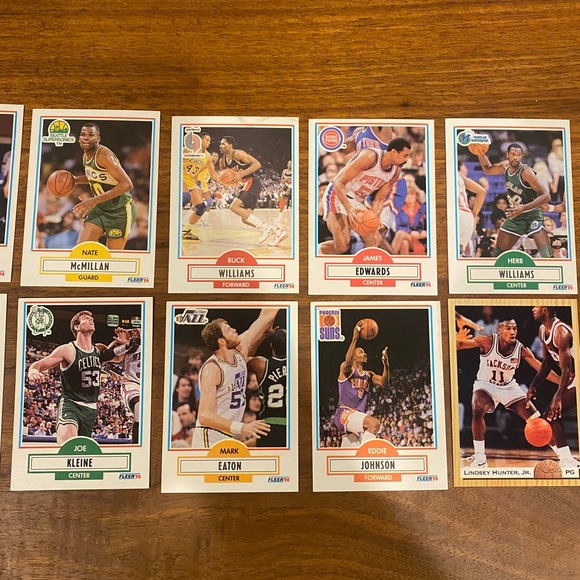 NBA | Toys | Vintage 99s Nba Basketball Collectible Cards Set Of 12 All ...